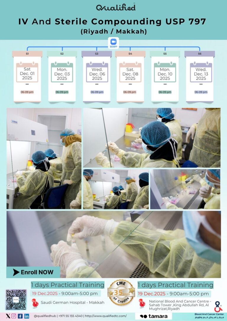 Master Sterile Compounding & Aseptic Techniques - Qualified